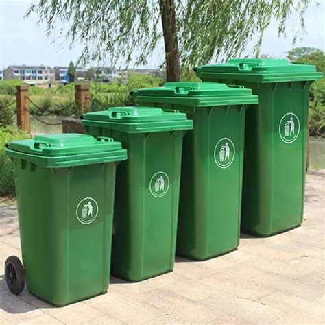 Thùng Rác Màu Xanh Siêu Thị Dụng Cụ Nhà Hàng Khách Sạn Tín Phát