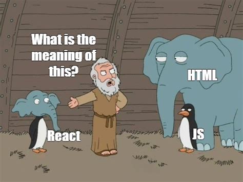 Omics Meme What Is The Meaning Of This React Html Js Comics