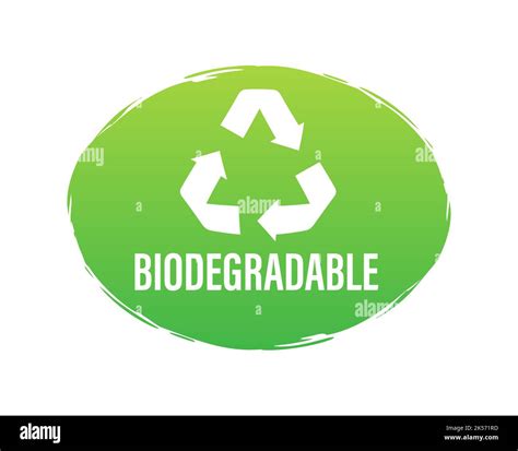 Biodegradable Recyclable Label Bio Recycling Eco Friendly Product