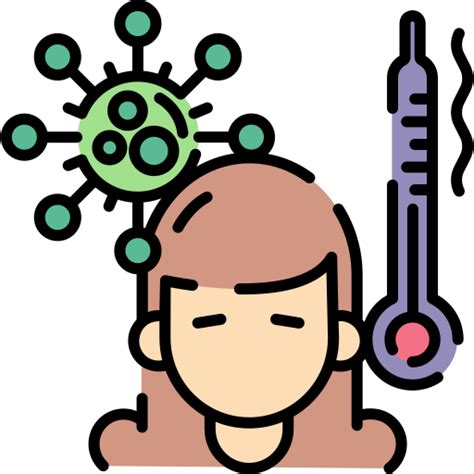 Icono De Fiebre Generic Outline Color