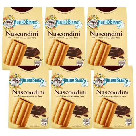 MULINO BIANCO Nascondini biscuits italiens fourrés au chocolat 6x330g
