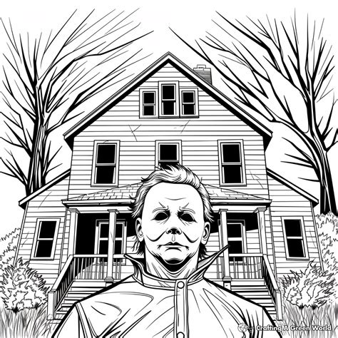 Michael Myers Coloring Pages Free Printable
