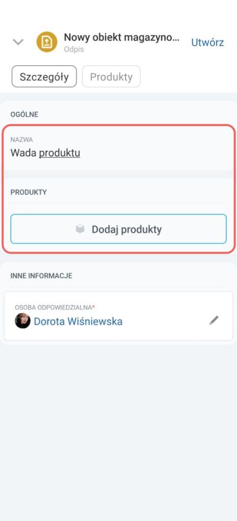 Dokument Odpisu W Aplikacji Mobilnej