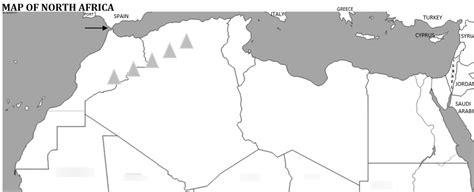 North Africa Diagram Map Diagram Quizlet