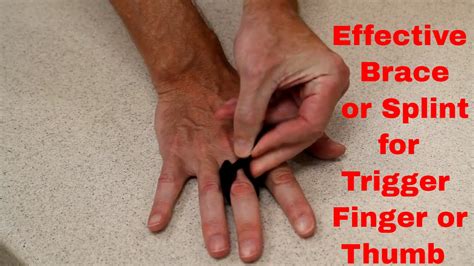 Trigger Finger Or Thumb Try This Effective Brace Splint By