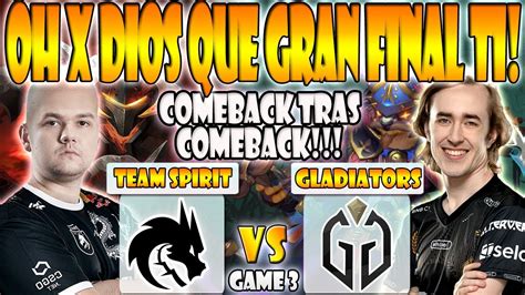 TEAM SPIRIT VS GLADIATORS BO5 GAME 3 GRAN FINAL YATORO COLLAPSE VS