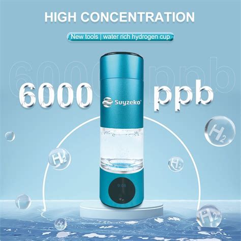 Suyzeko Pure Hydrogen Rich Water Maker Spe Pem H2 Gas Water Cup For
