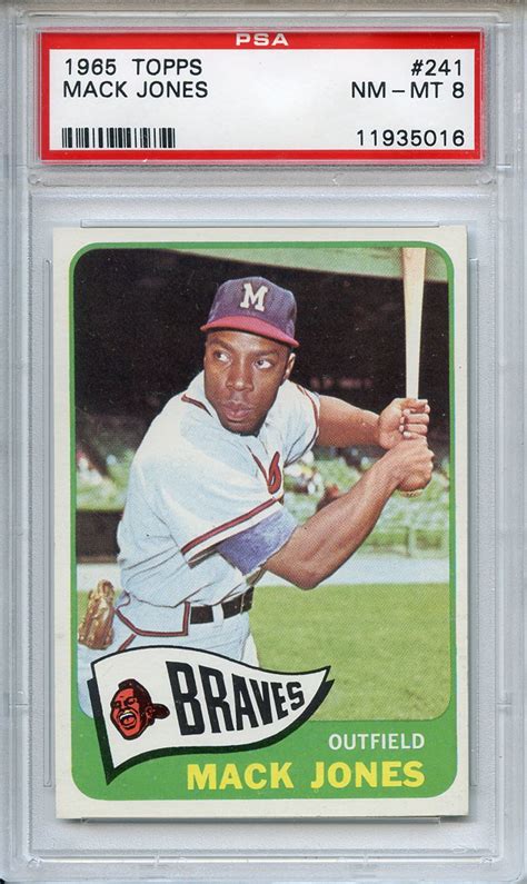 Lot Detail 1965 Topps 241 Mack Jones PSA NM MT 8