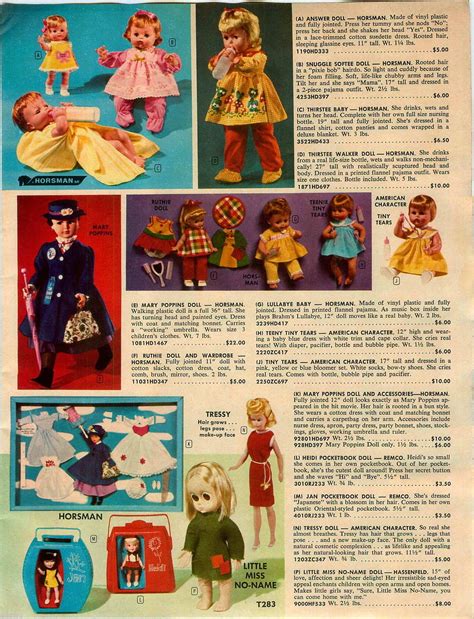 1967 PAPER AD Doll Mary Poppins Horsman Remco Mattel Francie Barbie
