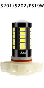 Amazon Alla Lighting 9145 H10 LED Fog Light Bulbs 2800 Lumens