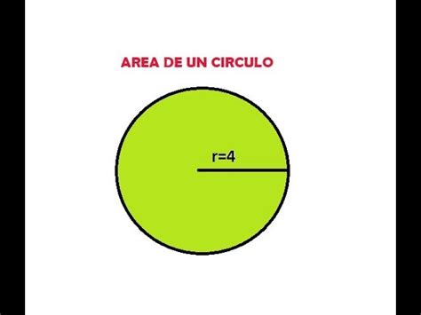 Extremadamente Importante Inteligencia Sedante El Area Y El Radio De Un