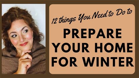 12 THINGS TO GET YOUR HOME READY FOR WINTER YouTube