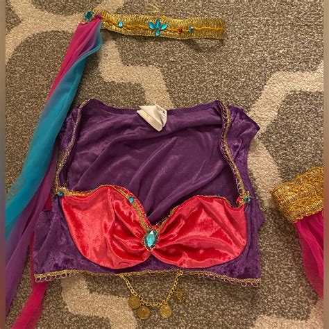 Sexy Harem Girl Belly Dancer Halloween Costume Cosp Gem