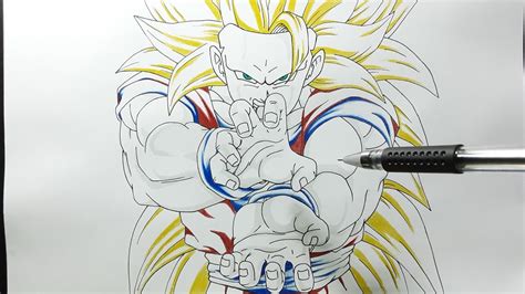 How To Draw Goku Step By Step 548 YouTube