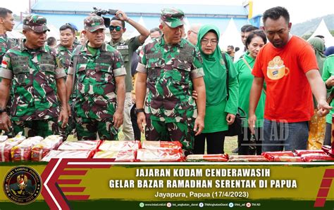 Tni Ad On Twitter Jajaran Kodam Cenderawasih Gelar Bazar Ramadhan