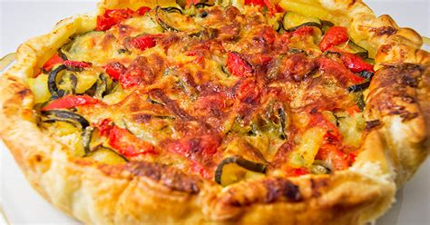 Recette Quiche aux légumes du soleil