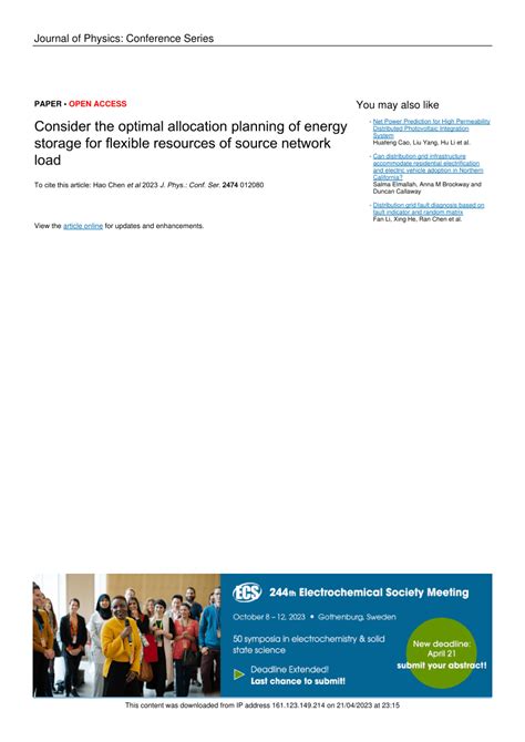 pdf consider the optimal allocation planning of energy storage for flexible resources of
