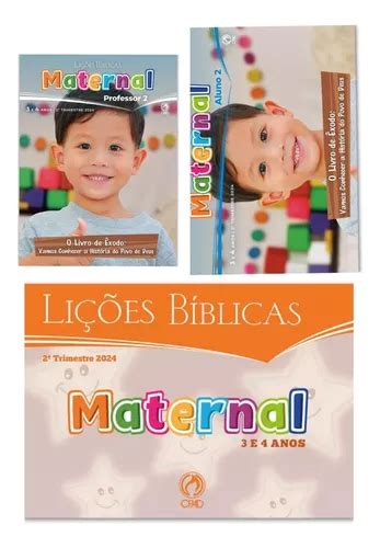 Kit Revista Cpad Maternal Aluno Professor Visuais Mercadolivre