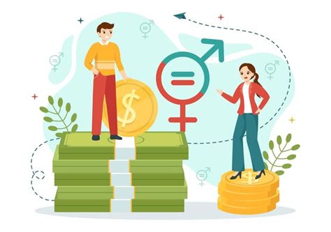 Premium Vector Gender Equality Vector Illustration With Men And Women