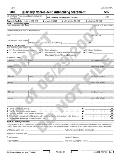 Fillable Online Ftb Ca Draft Forms And Instructions California