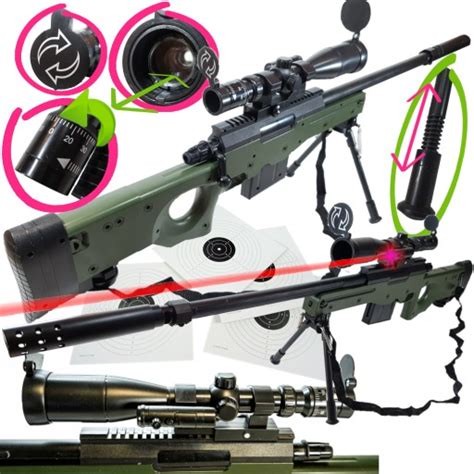 AWP KARABIN SNAJPERKA NA KULKI AIR SOFT GUN LUNETA 13841155410 Allegro Pl