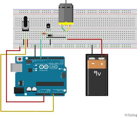 Dc Motor Control Using Arduino Circuit Diagram How To Make A