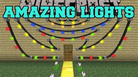 How To Connect Rope Lights Together In Minecraft Bedrock