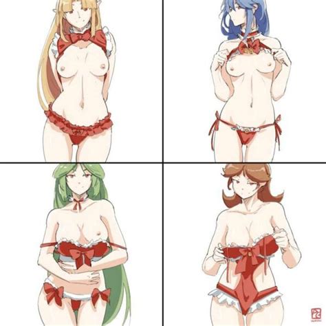Look At What Zelda Byleth Palutena And Daisy Got You For Christmas