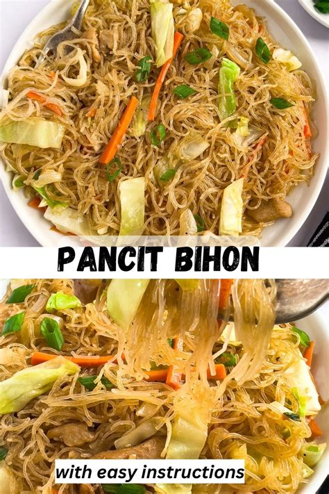Pancit Authentic Filipino Noodles With Chicken Artofit