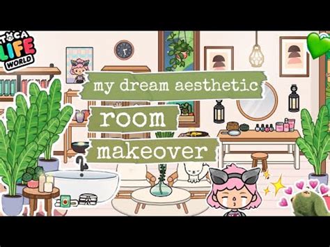 Toca Life World MY DREAM AESTHETIC ROOM DESIGN MAKEOVER YouTube