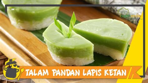 Resep Kue Tradisional Talam Pandan Lapis Ketan Manis Dan Legit YouTube