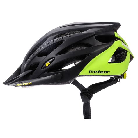 Kask Rowerowy Meteor Marven M Cm Czarny Zielony Czarny Zielony