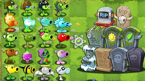 Every Plant 5 Power Up Vs Team Gravestone How Many Plants Will Win