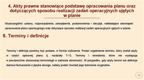 Planowanie Operacyjne Podstawowe Terminy I Definicje Struktura I
