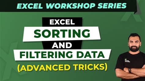 Data Sorting Filtering In Excel Basic Advanced YouTube