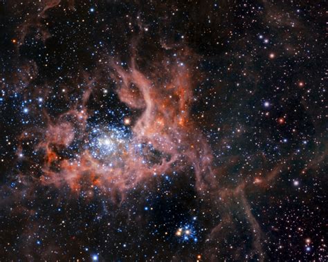 Infrared Image Of 30 Doradus ESO