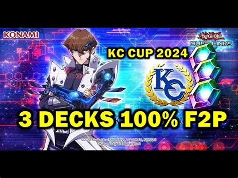 3 DECKS 100 F2P PARA COPA KC FEBRERO 2024 ND MAX SEGURO Yu Gi Oh
