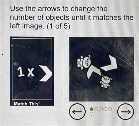 Solved Use The Arrows To Change The Number Of Objects Until Algebra
