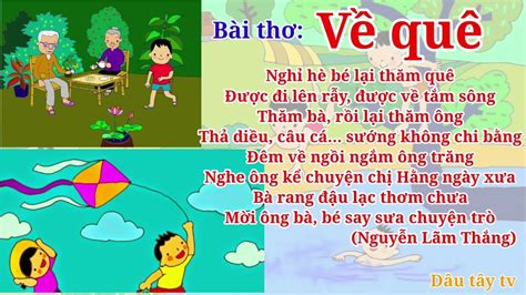 Thơ Quê Hương MN Thanh Minh