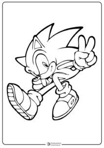 Sonic Kolorowanki Do Druku Rodzicielskieinspiracje Pl