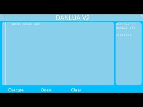 Danlua V Showcase Full Lua Script Executor Level Patched Roblox