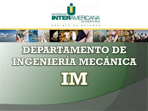 PPT Departamento de Ingeniería Mecánica IM PowerPoint Presentation
