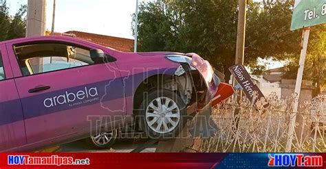 Hoy Tamaulipas Accidente En Tamaulipas Chofer Provoca Choque Y Deja