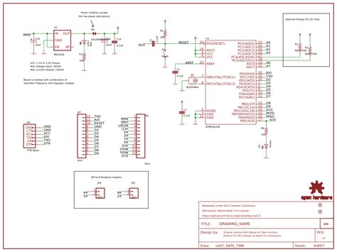 Arduino Pro Mini Schematic Resources EasyEDA