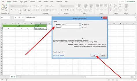 how to use the mode function in excel thewindowsclub