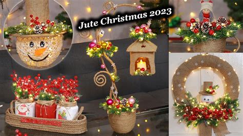 Diy Jute Craft Christmas Decorations Ideas At Home