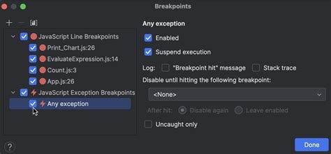 Breakpoints WebStorm Documentation