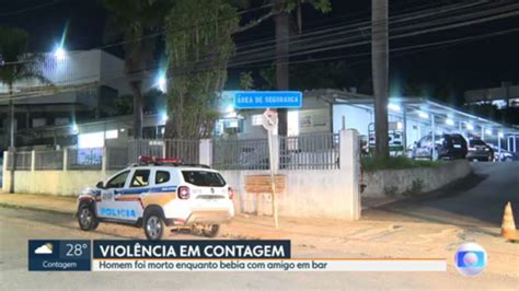 Vídeo Polícia investiga morte de homem em bar MG1 G1