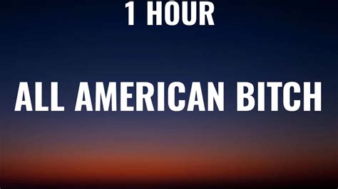 Olivia Rodrigo All American Bitch 1 HOUR Lyrics YouTube