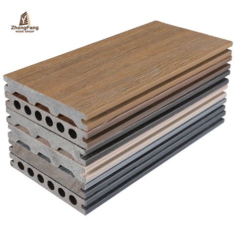 High Performance Co Extrusion Circular Hole Wood Plastic Composite Wpc